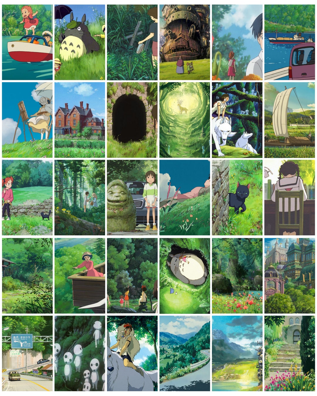 40 PCS Anime Wall Collage Kit, Anime Wall Prints, Anime Poster, Anime ...