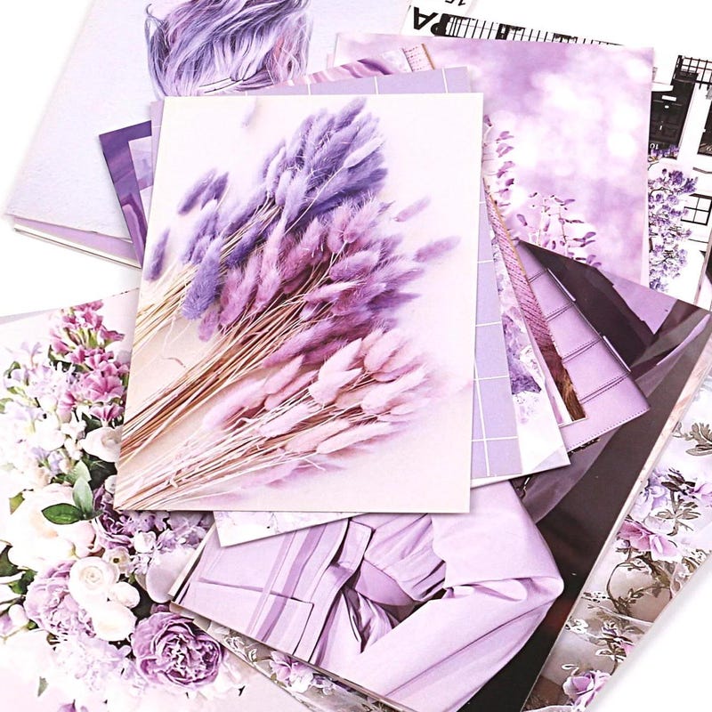 Purple Wall Collage - Etsy