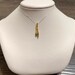 18k Yellow Gold Lucky Winner Sign Pendant(0.75" and 1.1"inch Length ...