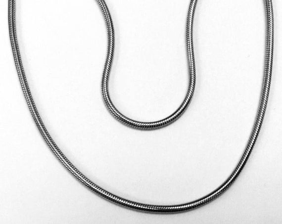 White gold snake chain 20 inch store
