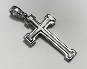 Solid Sterling Silver2inchcrucifix Cross - Etsy