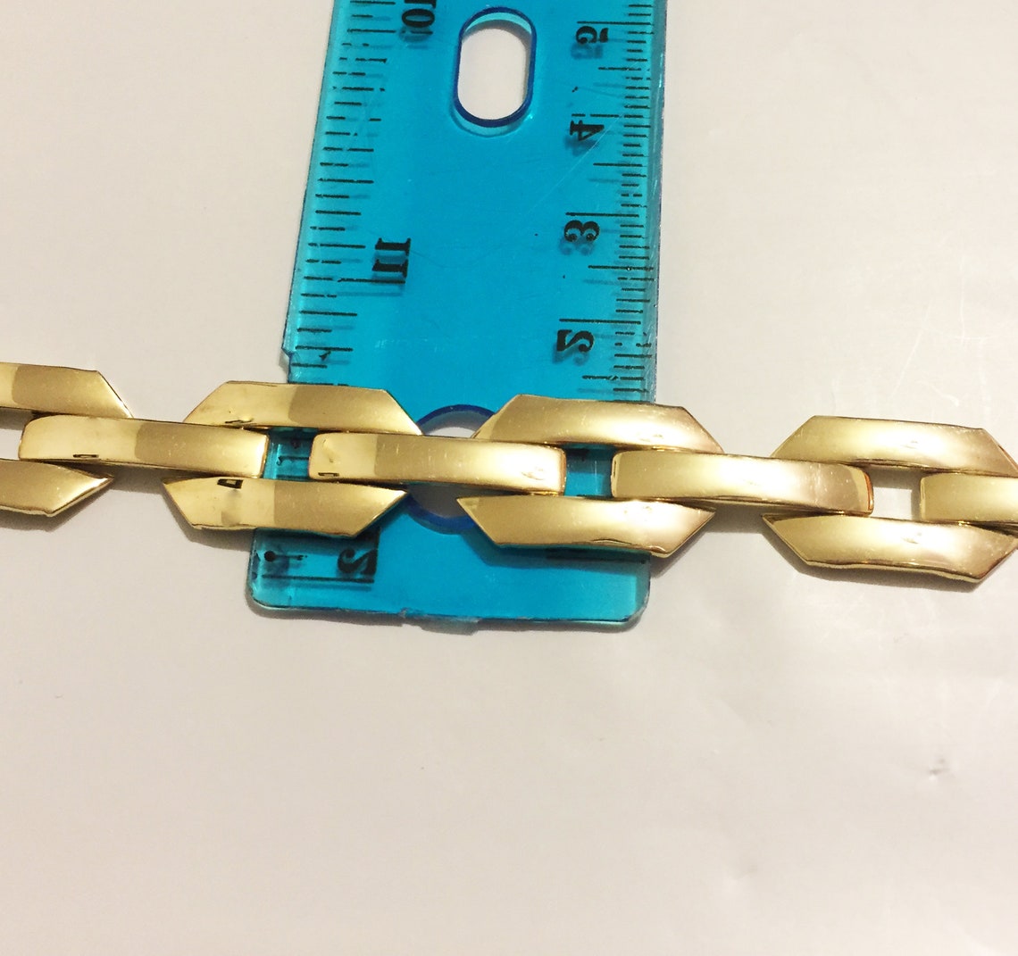 10k solid yellow gold12mm thickhigh-end Italian | Etsy