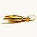 18k Yellow Gold Lucky Winner Sign Pendant(0.75" and 1.1"inch Length ...