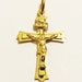 18k Solid Yellow Gold1.50inchunique Design Crucifix Cross, Stylish ...