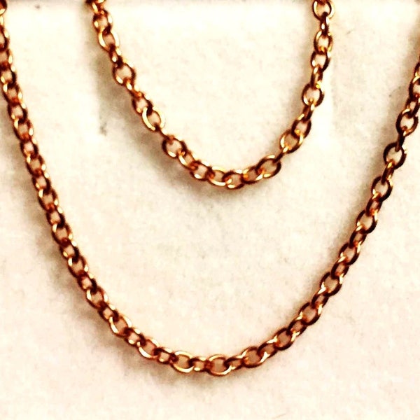 Solid Gold Chain - Etsy