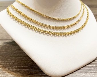24 Inch Gold Chain - Etsy