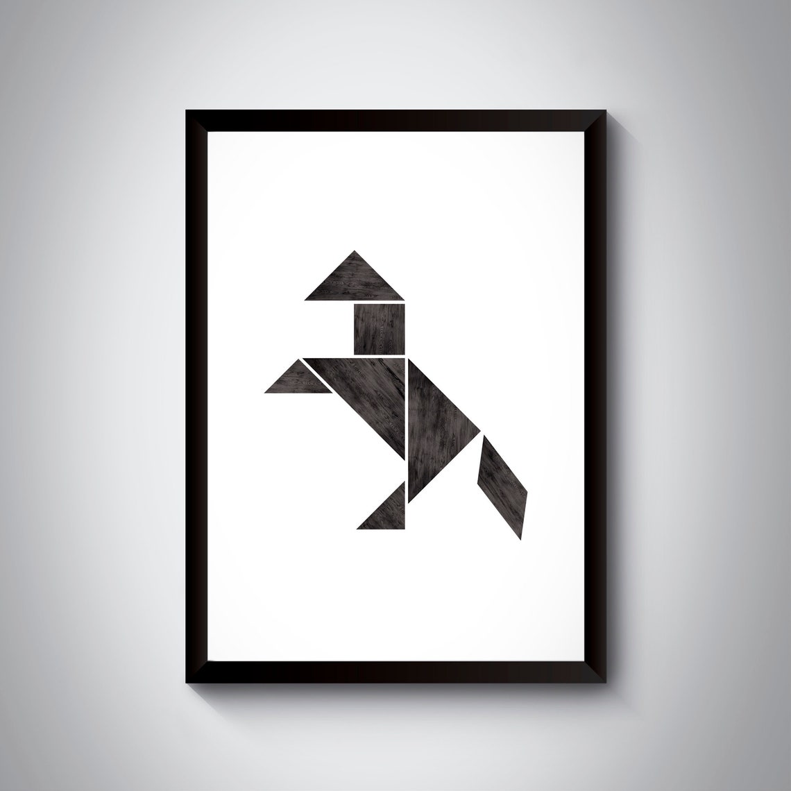 Horse Tangram Poster, Animal Posters, Digital Poster, Digital Posters ...