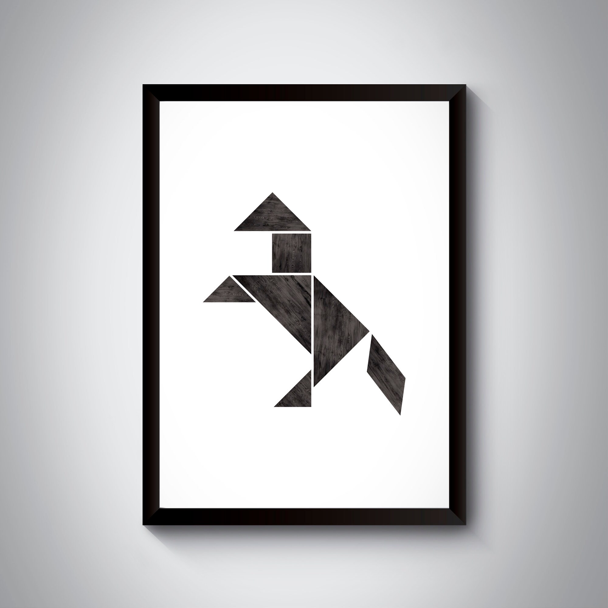 Horse Tangram Poster, Animal Posters, Digital Poster, Digital Posters ...