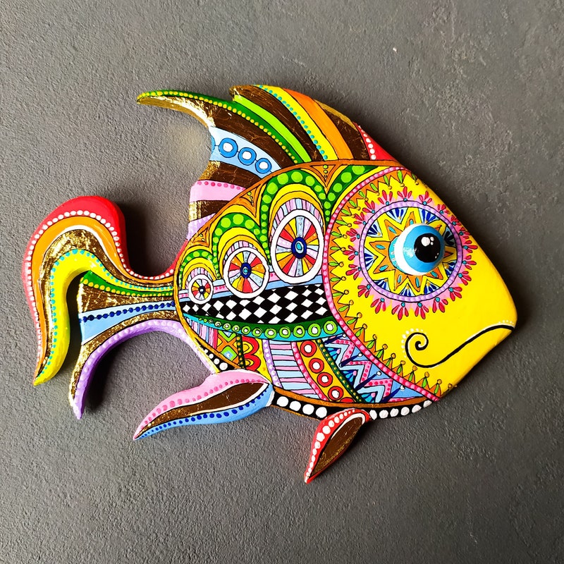 Clay Fish Sculpture - Etsy