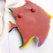 Handmade 4 Fish Artwork. Air Dry Clay Fish Wall Sculpture in - Etsy