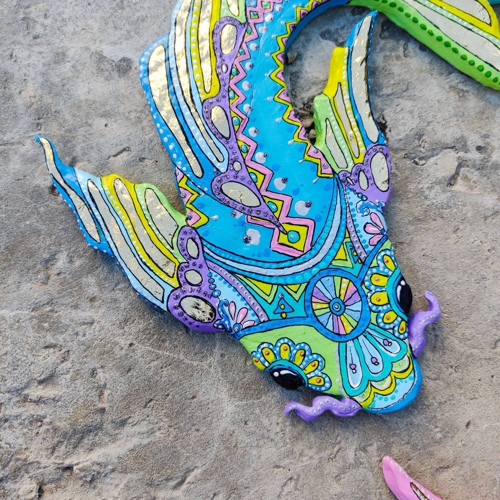 Handmade Koi Fish Artwork. Feng Shui Koi Fish Art in Talavera - Etsy