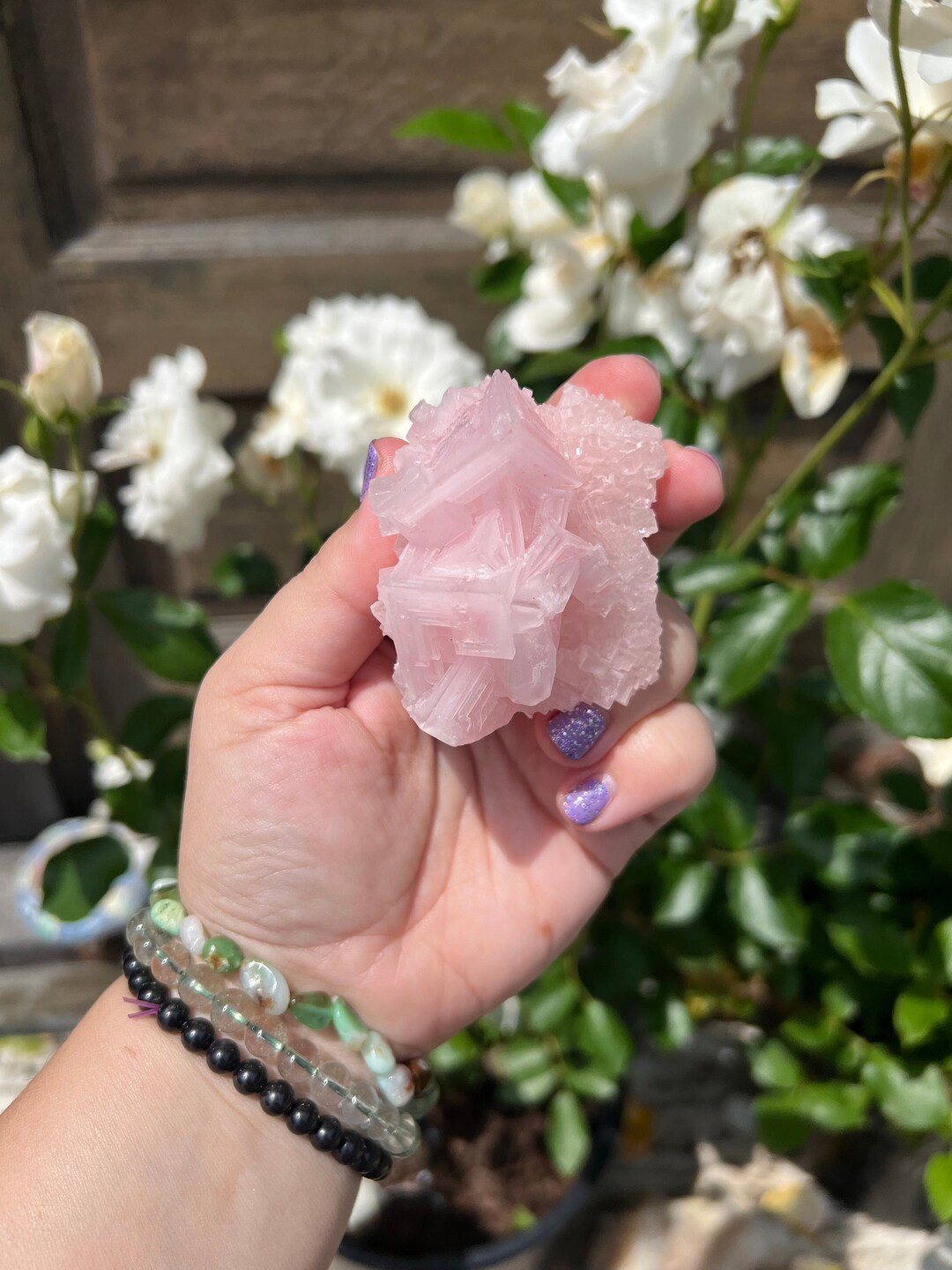 Pink Halite Crystal Specimen Super High Quality Pink Saturated Halite ...