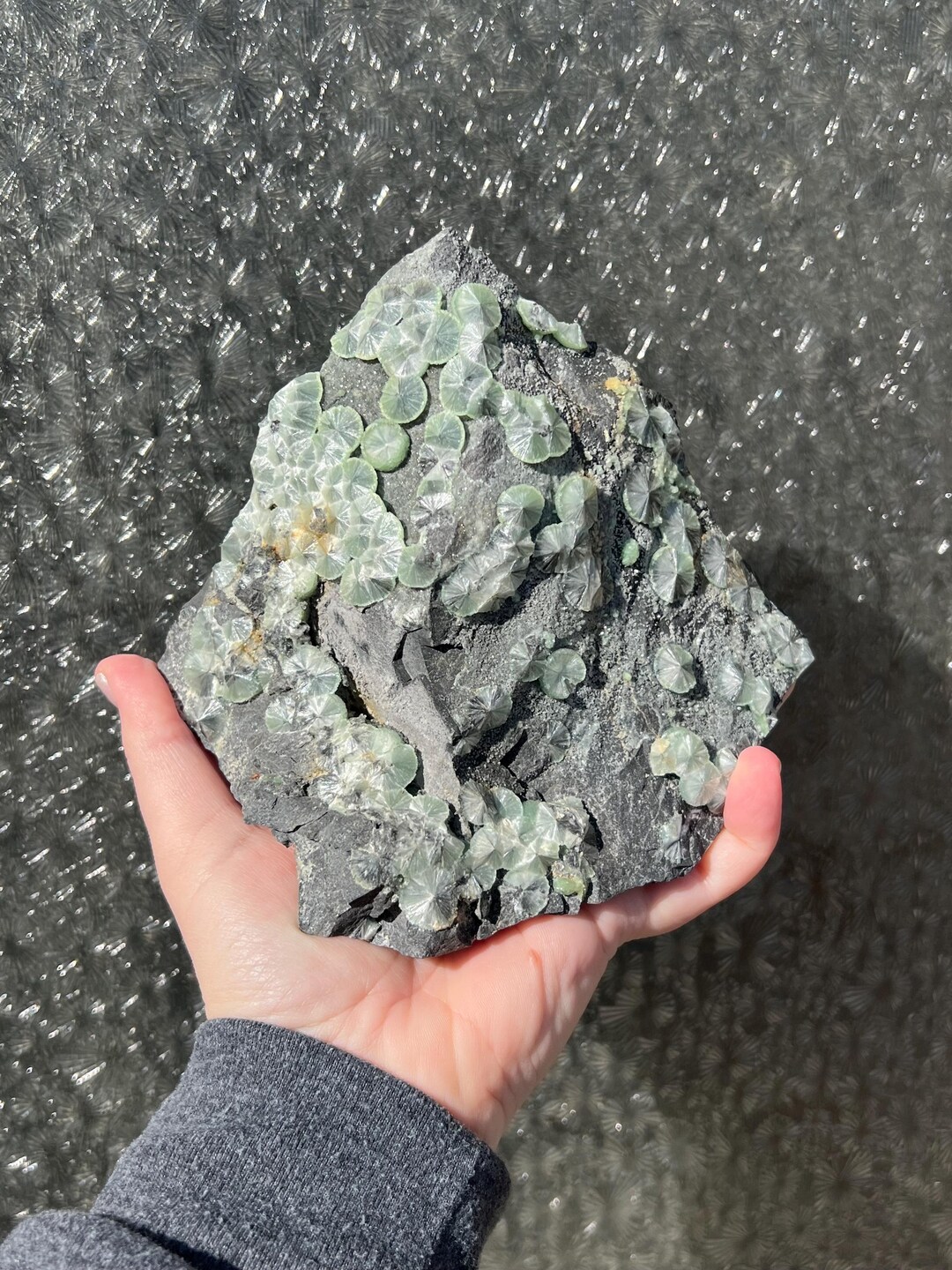 Huge Wavelite Crystal / Wavelite From Arkansas / Wavelite Freeform ...