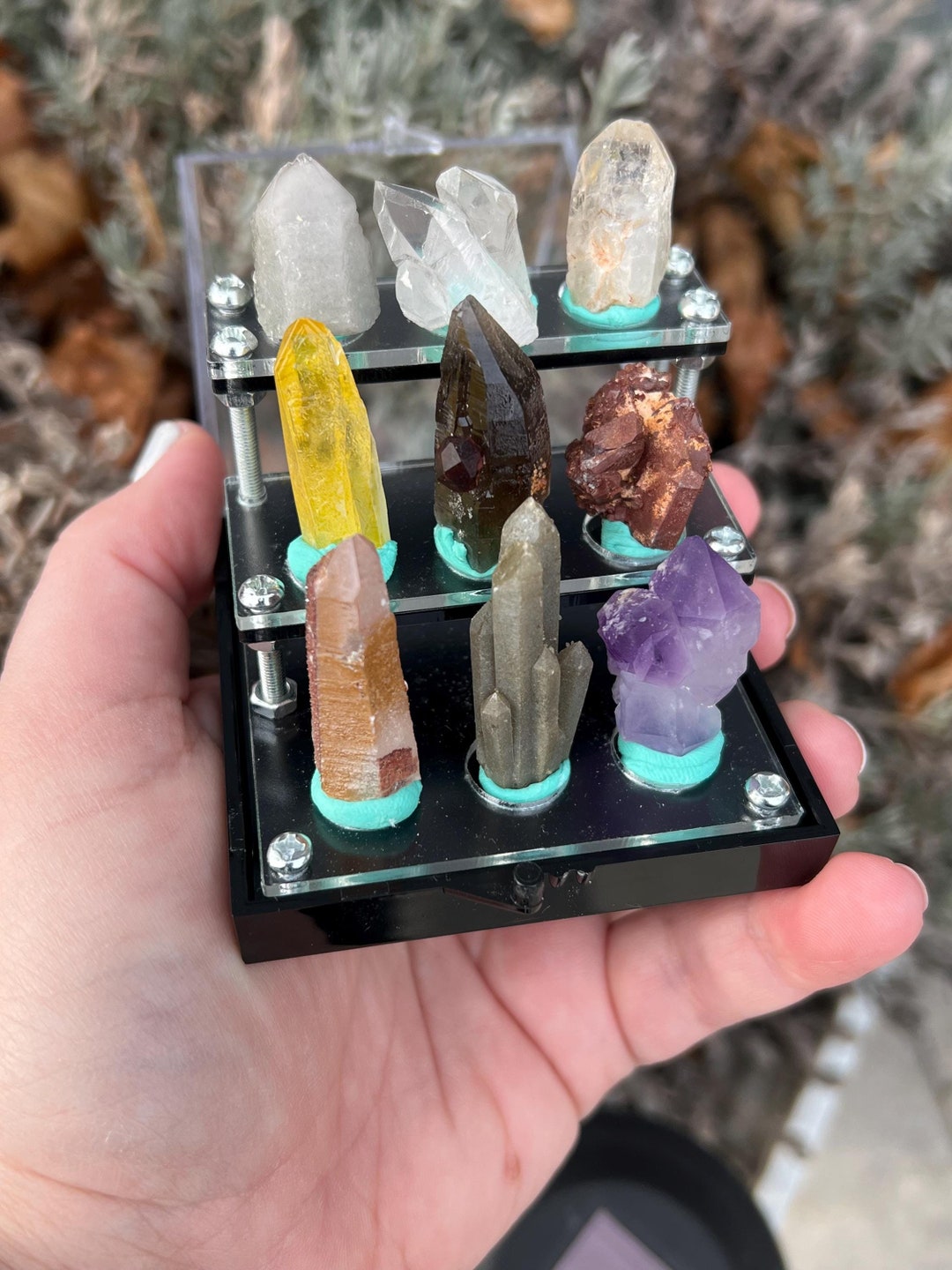 Loaded Specimen Perky Box / 9 Mineral Specimen Box Bundle / Assorted ...