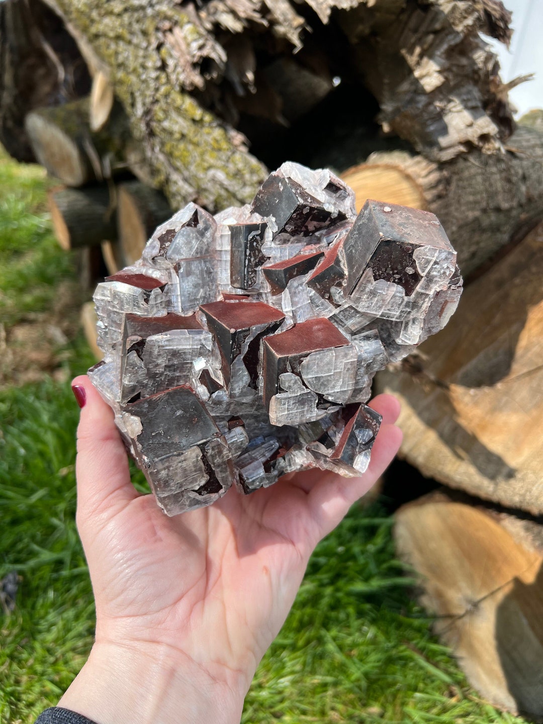 Large Chocolate Calcite Specimen - Etsy