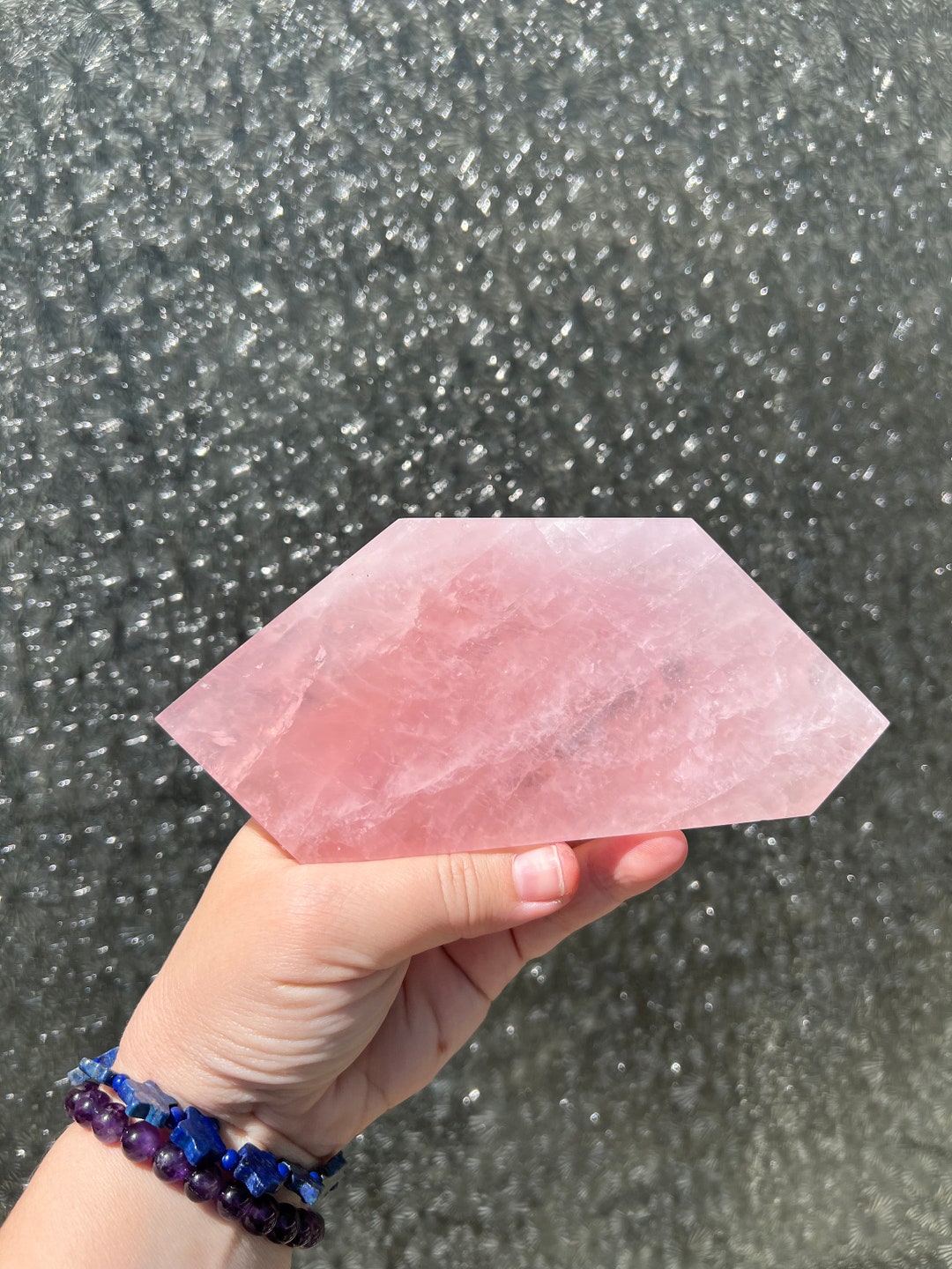 Madagascar Rose Quartz Crystal Gemmy Rose Quartz Slab Pink Rose Quartz ...