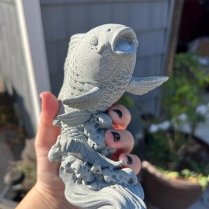 Sand Stone Koi Fish / Sand Stone Crystal / Sand Stone Fish Carving ...