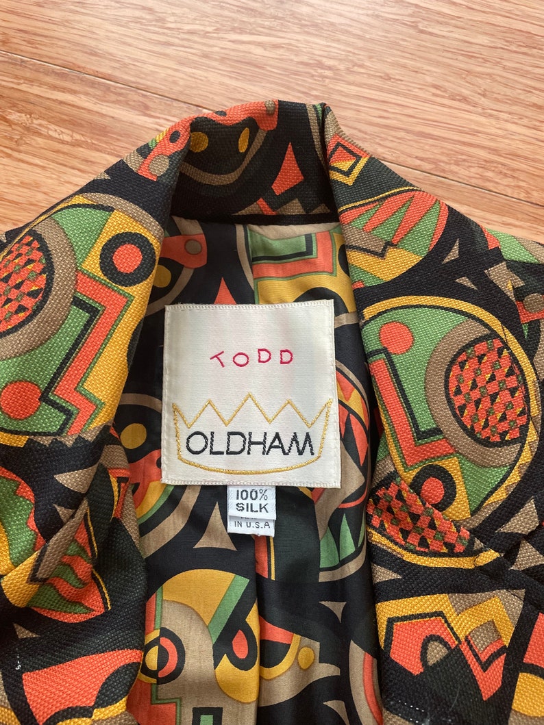 1990’s | Todd Oldham | Geometric Blazer - Etsy
