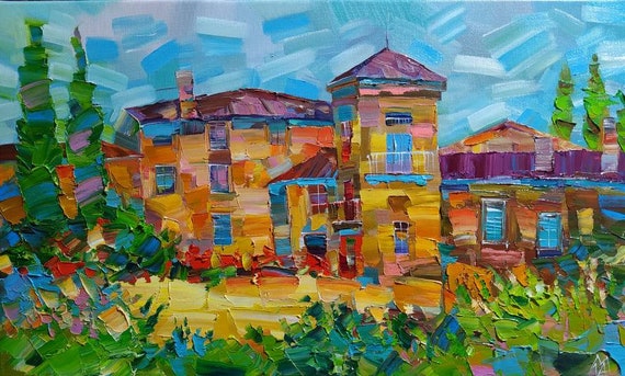 Italy Painting Original Oil Painting Original Original Oil | Etsy