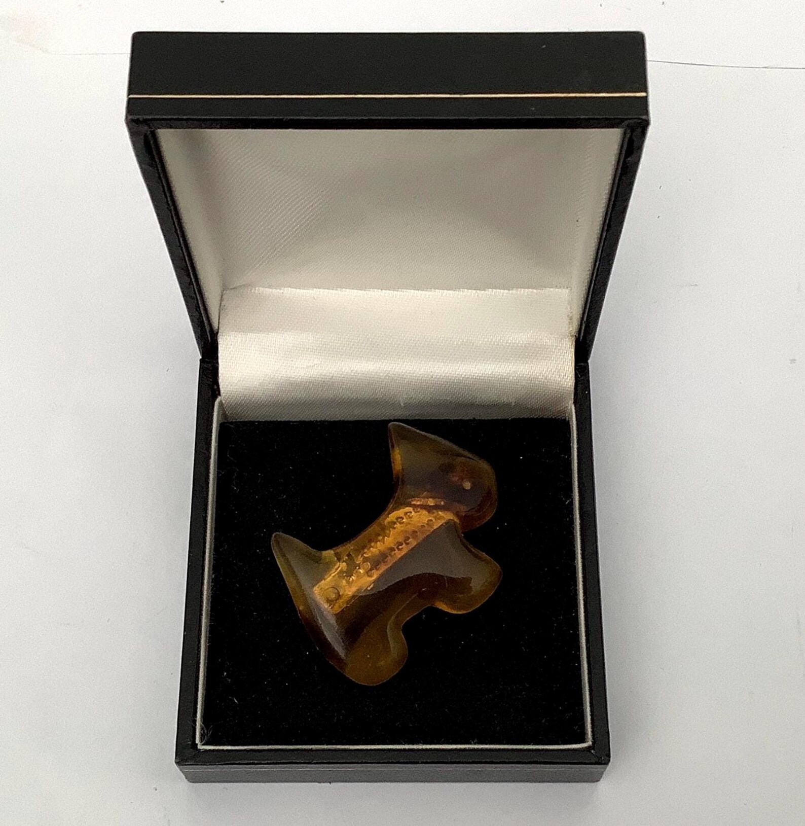 Art Deco Lucite Scottie Dog Barrette: French Hair Clip - Etsy
