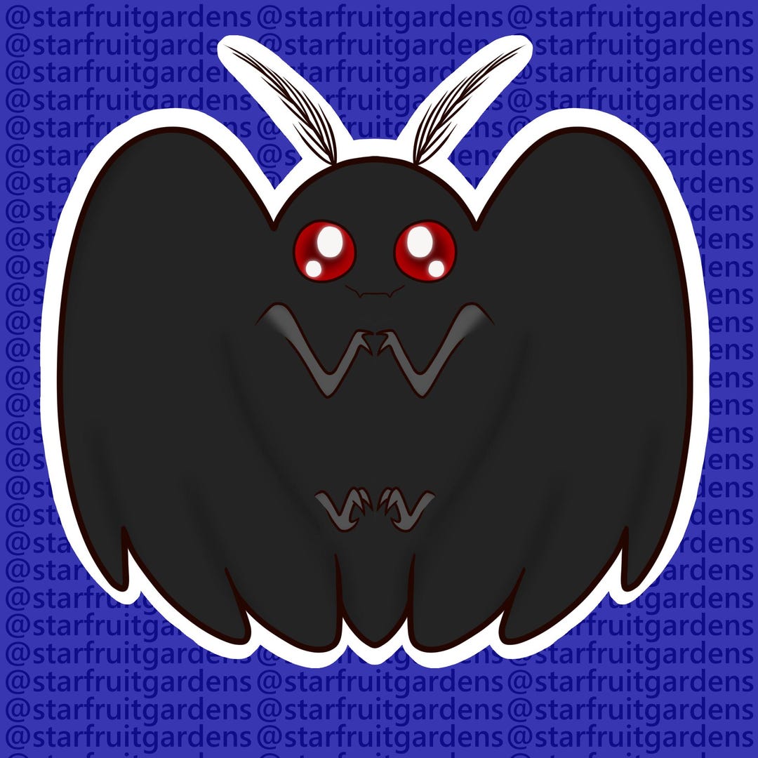 Mothman Stickers - Etsy
