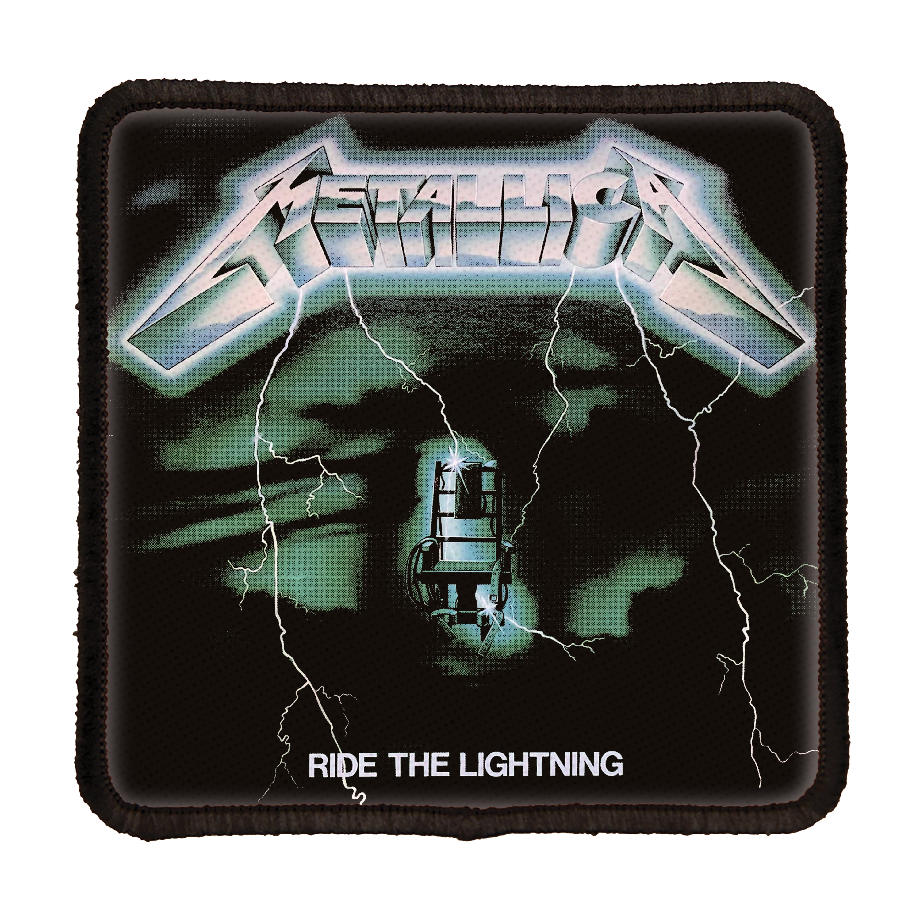 Ride the Lightning green Hue 3 Inch Full Color Tribute Patch - Etsy