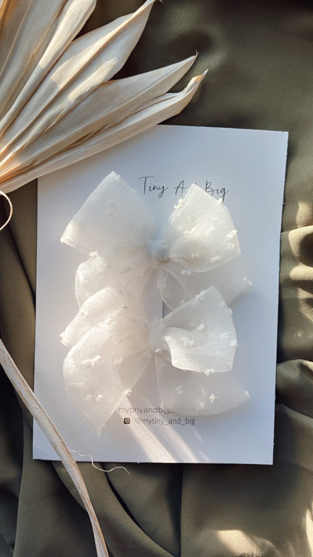 Ivory Swiss Dot Bow, Ivory Pinwheel Bow, Snowball Organza Bow, Pinwheel ...