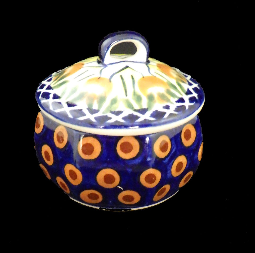 Wiza Polish Pottery Trinket Box With Lid Momo Panache - Etsy