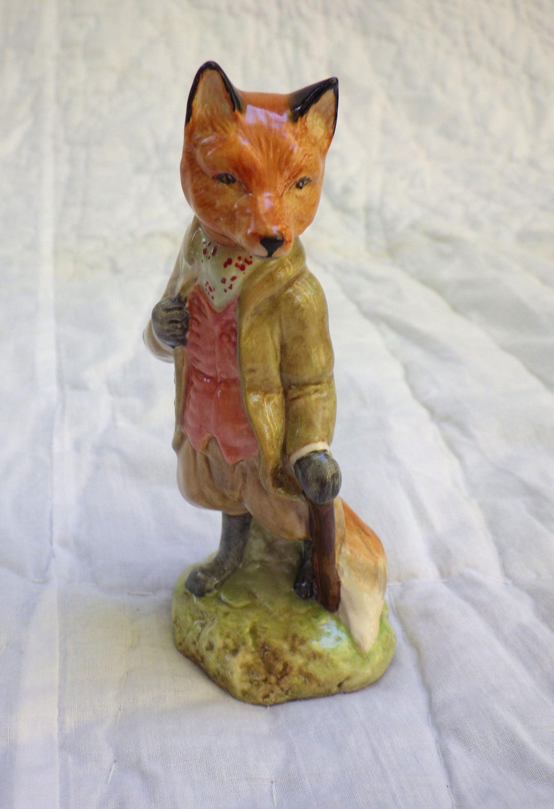 Beatrix Potter “mr. Tod” Gentleman Fox Figurine Bp4 John Beswick - Etsy