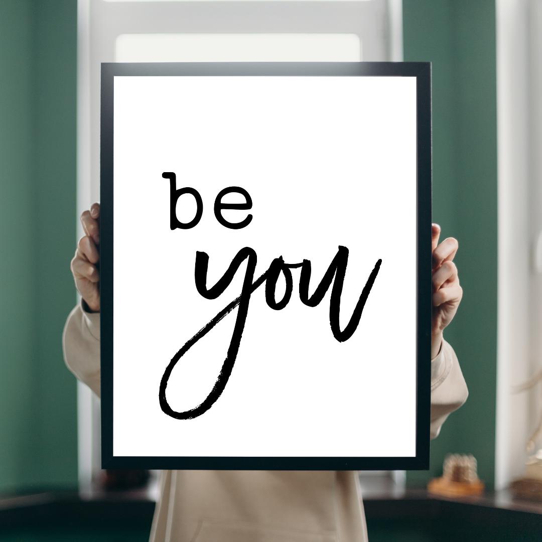 Printable Art-be You Print - Etsy