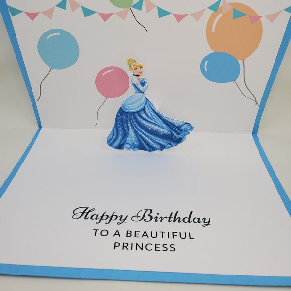 Cinderella Pop up Card - Etsy