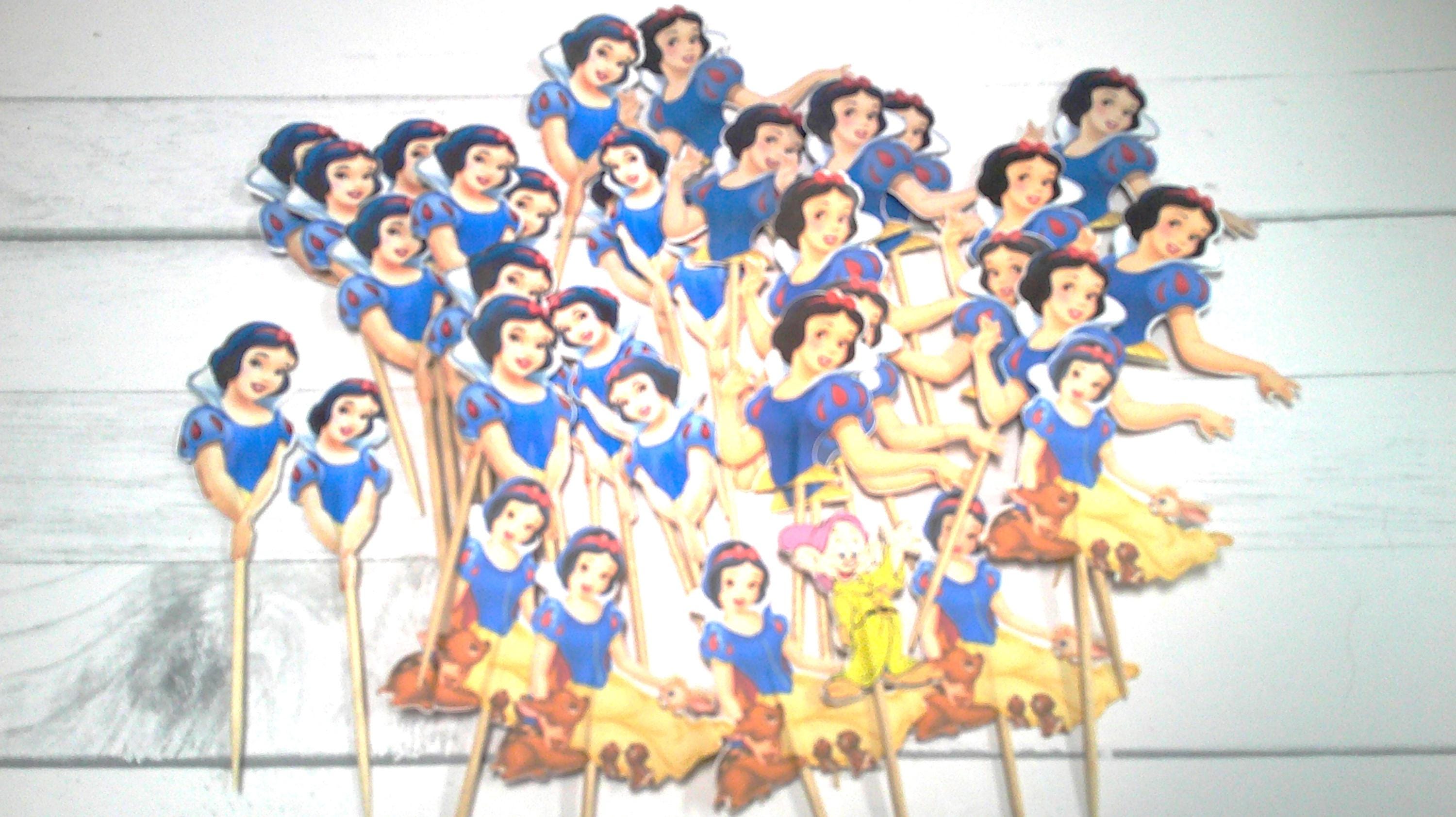 Princess Jasmine Birthday Cupcake Toppers, Party Picks - Etsy