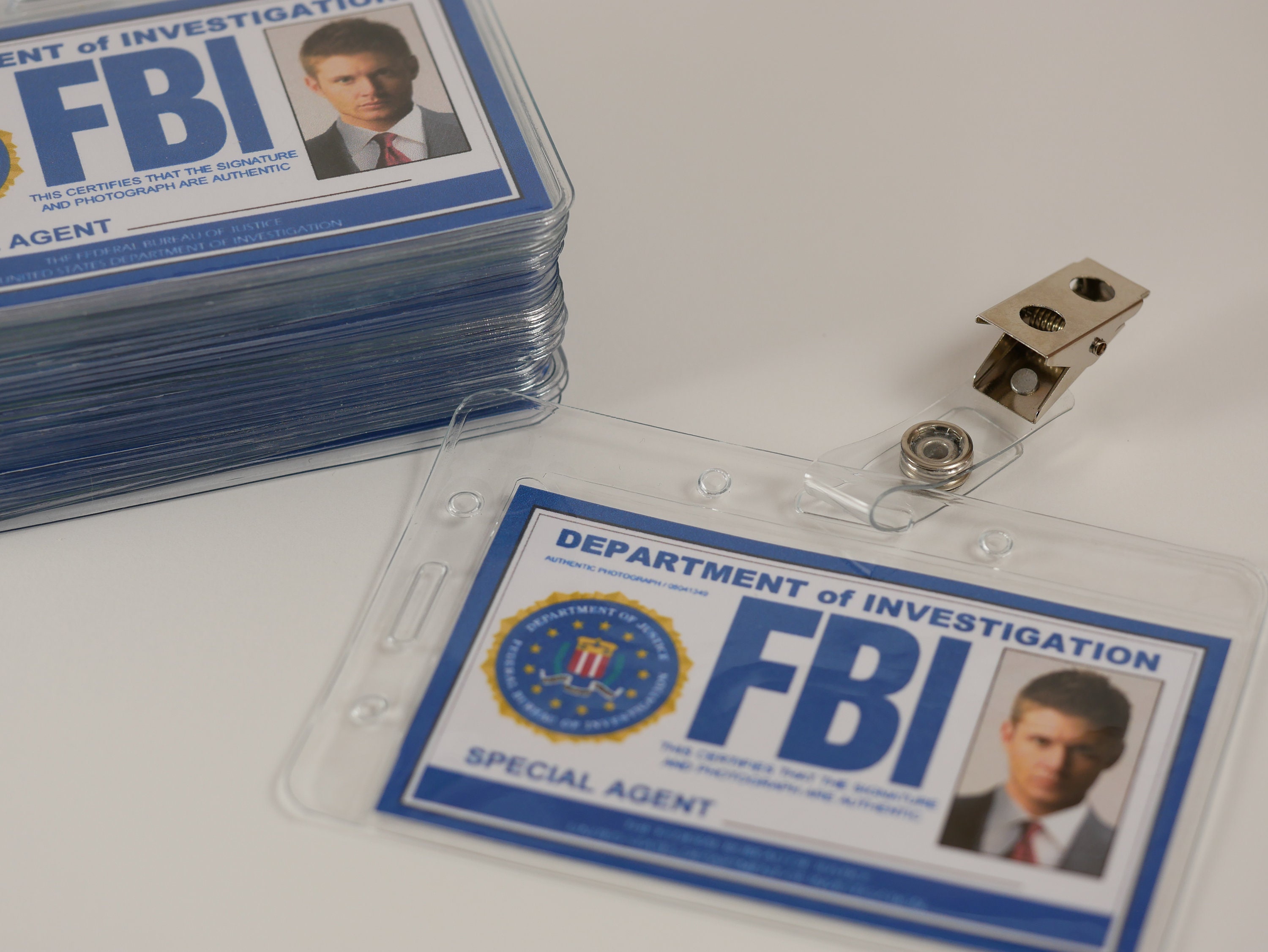 Supernatural FBI ID Badge, Cosplay Prop - Etsy