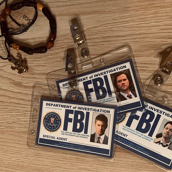 Supernatural Fbi Badge
