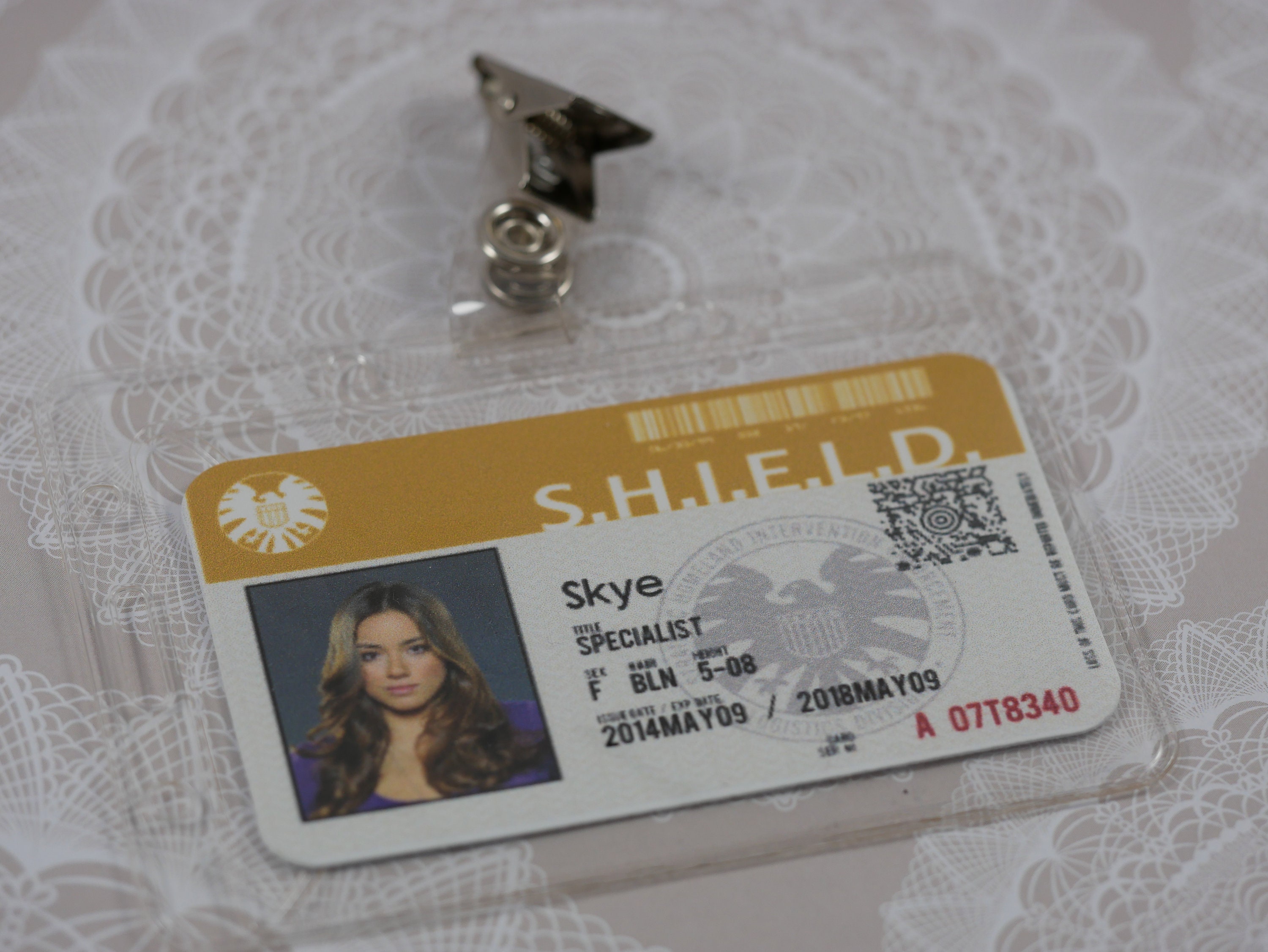 Agents Of Shield ID Badge Marvel ID BadgesCustom ID Card | Etsy