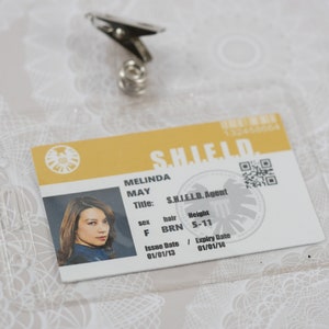 Agents Of Shield ID Badge Marvel ID BadgesCustom ID Card | Etsy