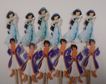 Princess Jasmine Cupcake Toppers - Etsy