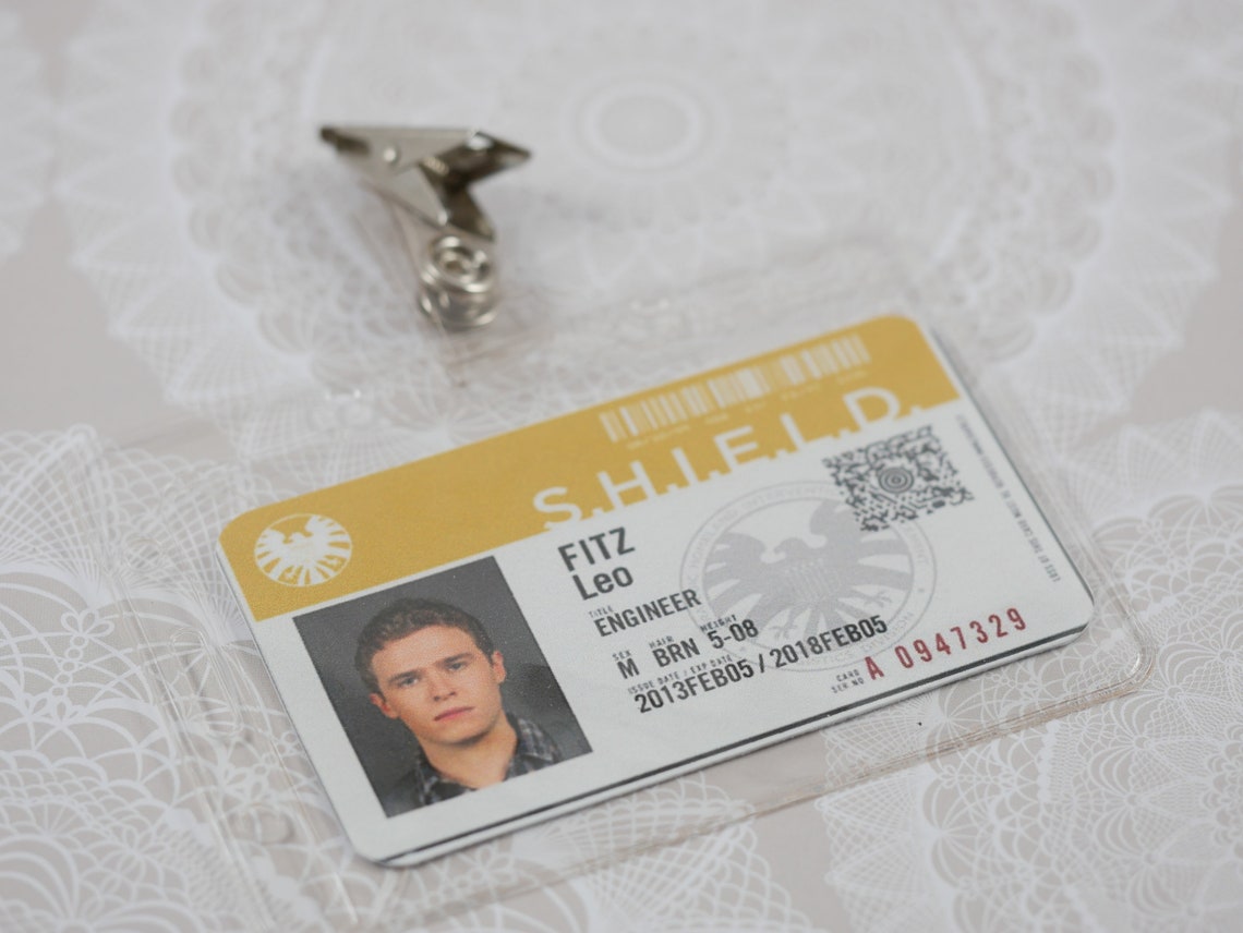 Agents Of Shield ID Badge Marvel ID BadgesCustom ID Card | Etsy