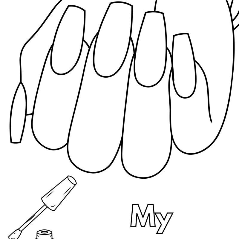 Nail Color Pages - Etsy