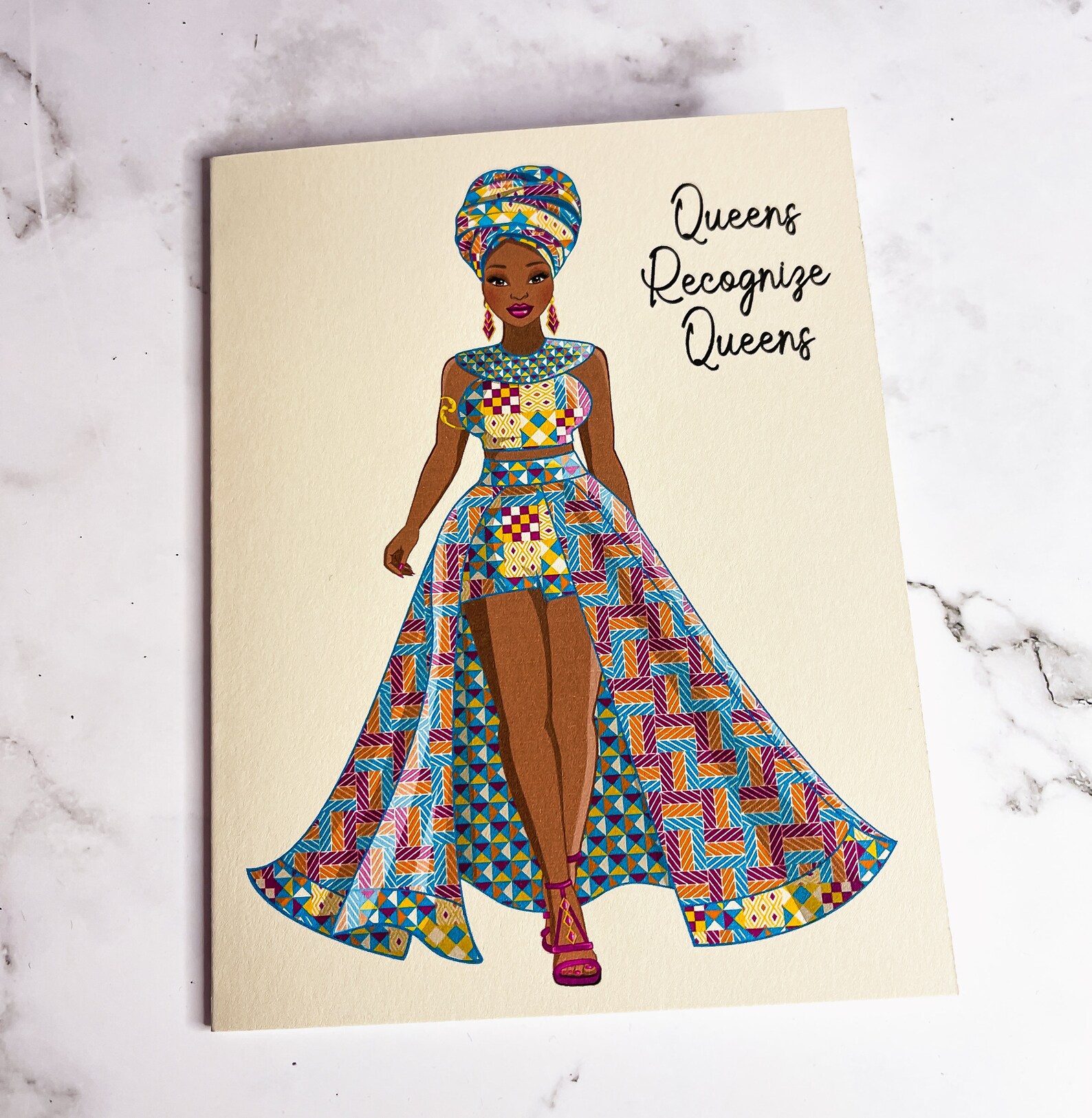 African American | Queens | Greeting Card | Just Because | Birthday - Etsy