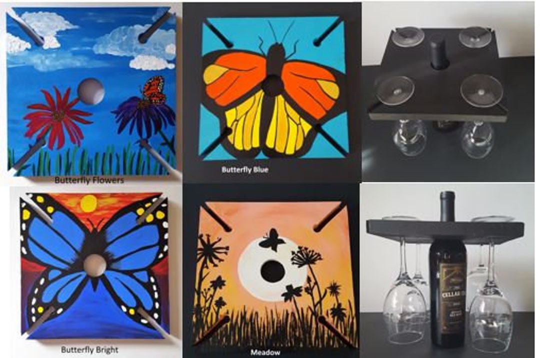 Butterfly Wine Rack - Etsy