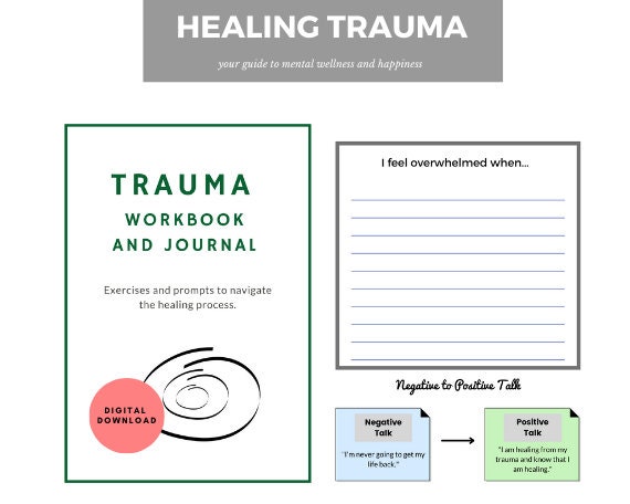 Trauma Therapy Workbook: Printable Download for Mental Health - Etsy