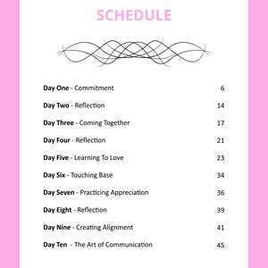 Pre-marital Counseling Printable Workbook: 10 Days of Relationship ...