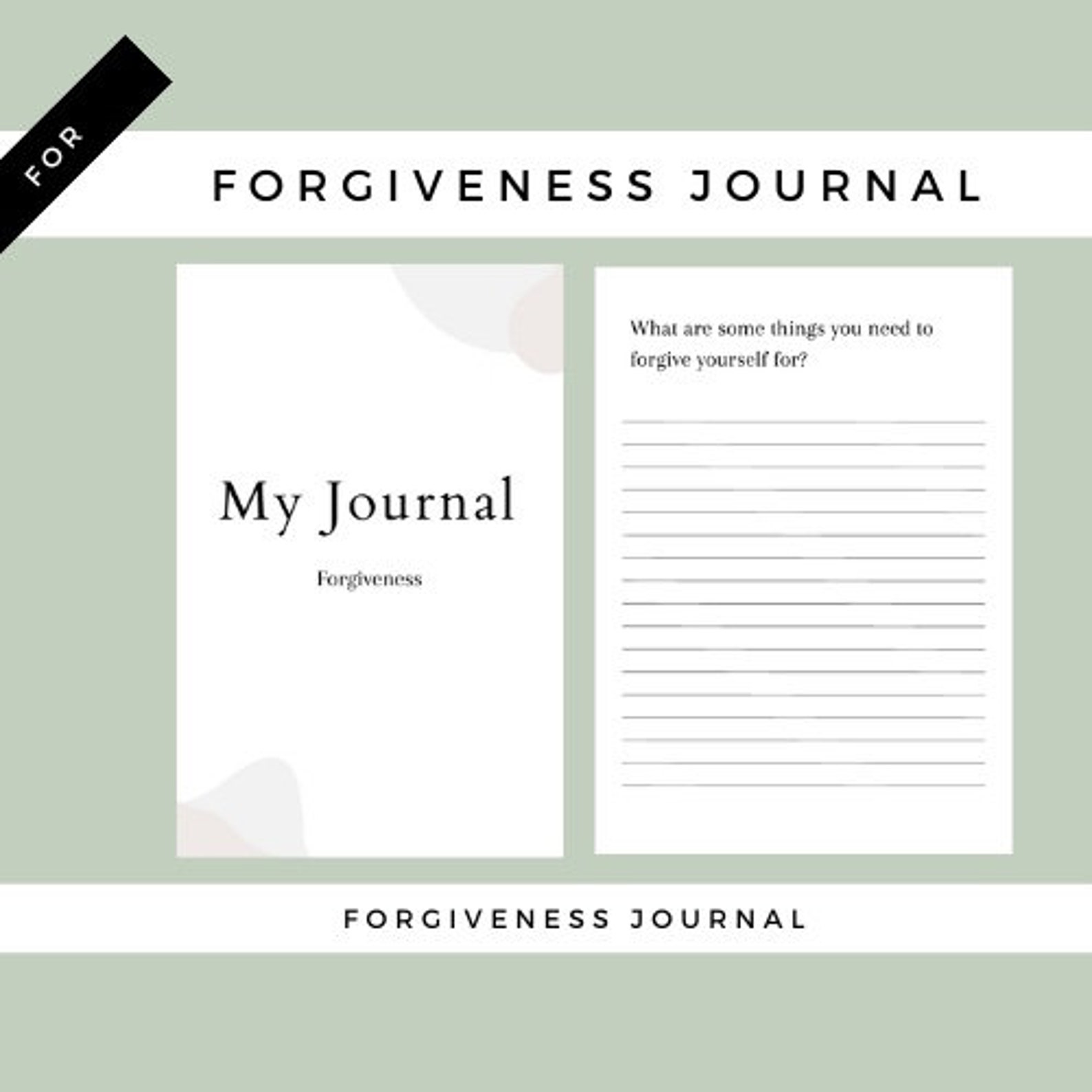Forgiveness Journal PDF | Let Go of Anger, Heal Emotionally & Find ...