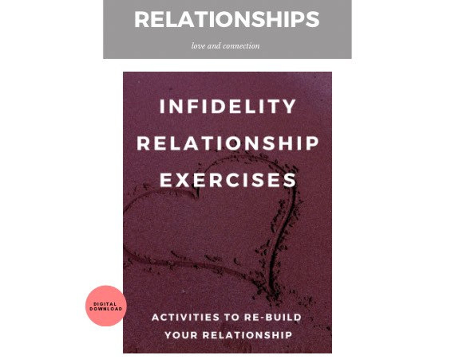 Infidelity Relationship Exercises: Affair Recovery Workbook Helping ...