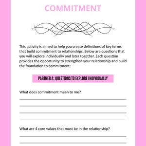 Pre-marital Counseling Printable Workbook: 10 Days of Relationship ...