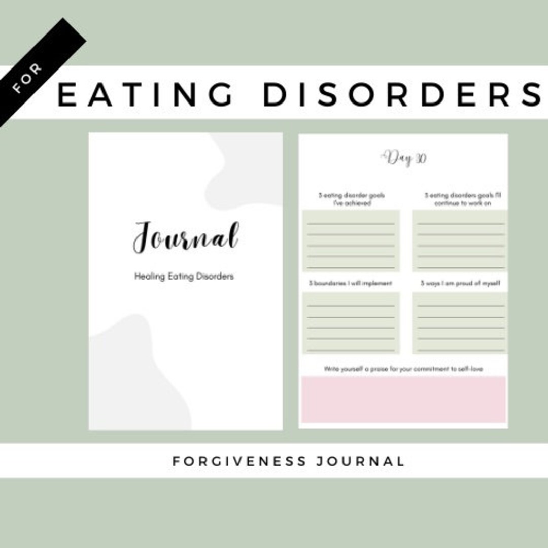 Eating Disorder Journal and Workbook Helping You Heal and Recover ...