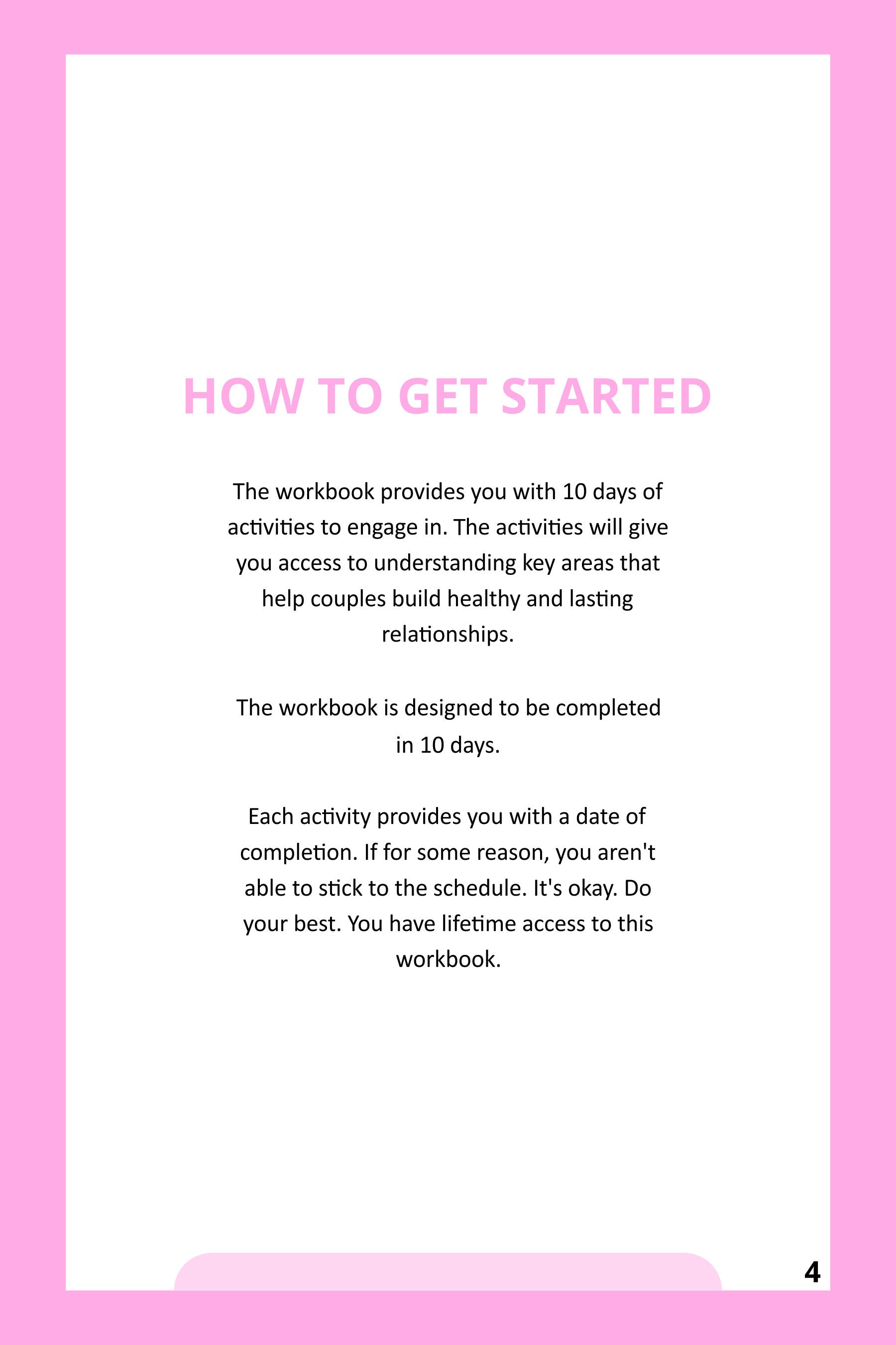 Pre-marital Counseling Printable Workbook: 10 Days of Relationship ...