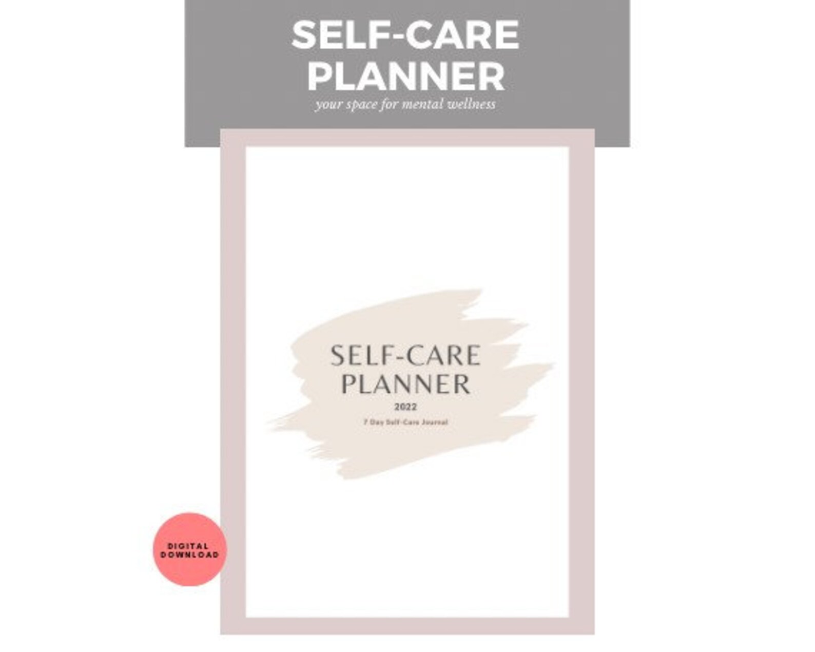 Self Care Weekly Planner to Help With Wellness and Mental Health ...