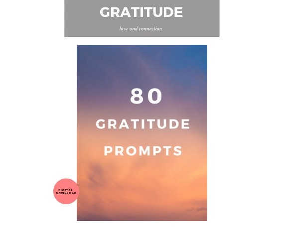 Gratitude Journal Prompts: 80 Prompts for Daily Reflection, Self-care ...
